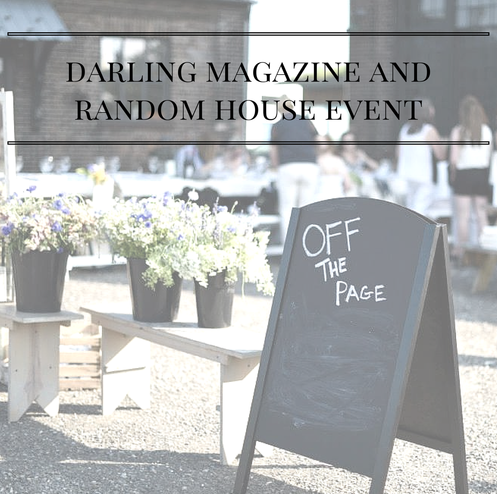 Darling Magazine And Random House Event - Alyssa J Cori